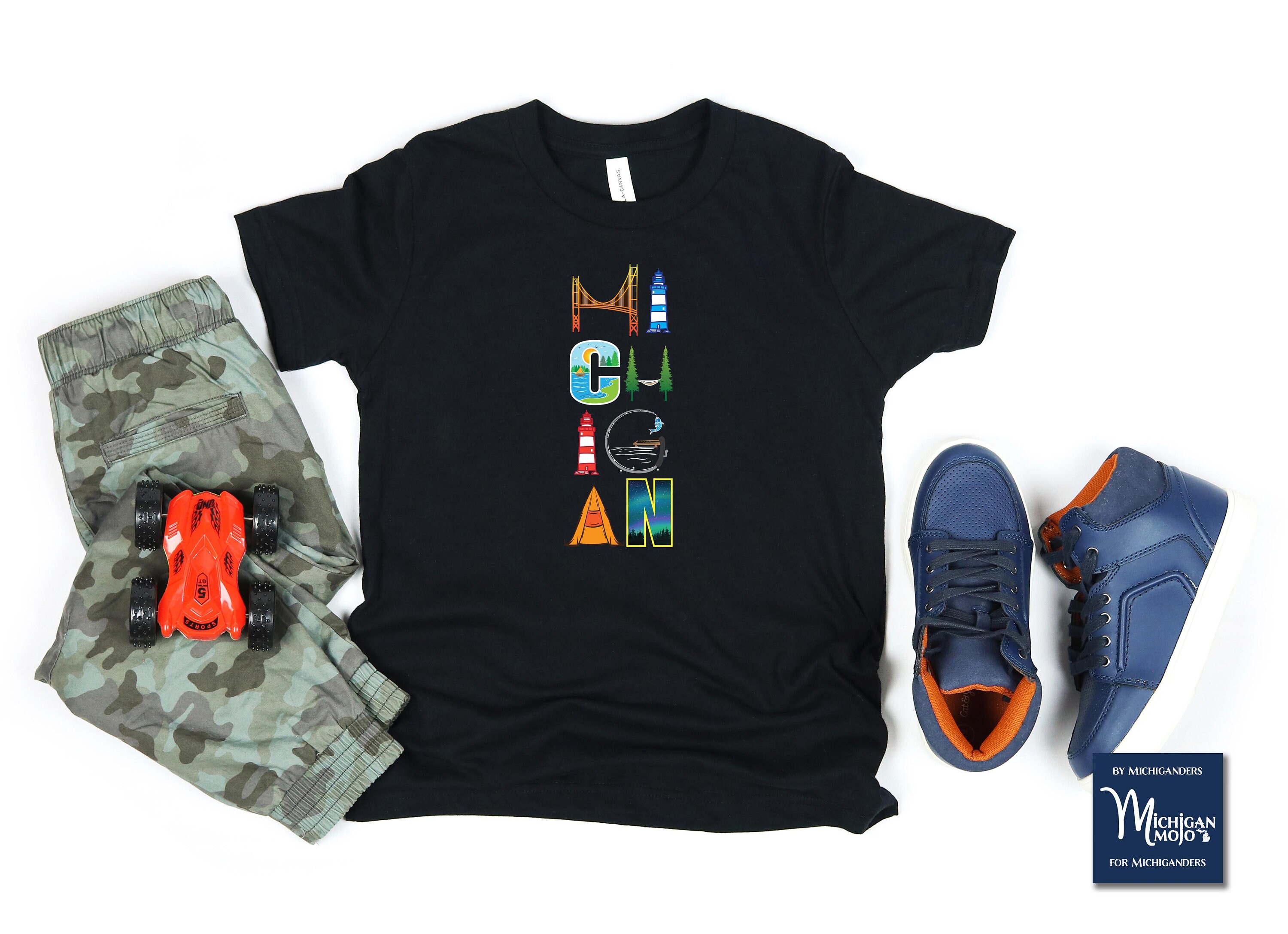 Michigander Shirt Michigan Mitten Gift State of MI T-shirt Womens ...