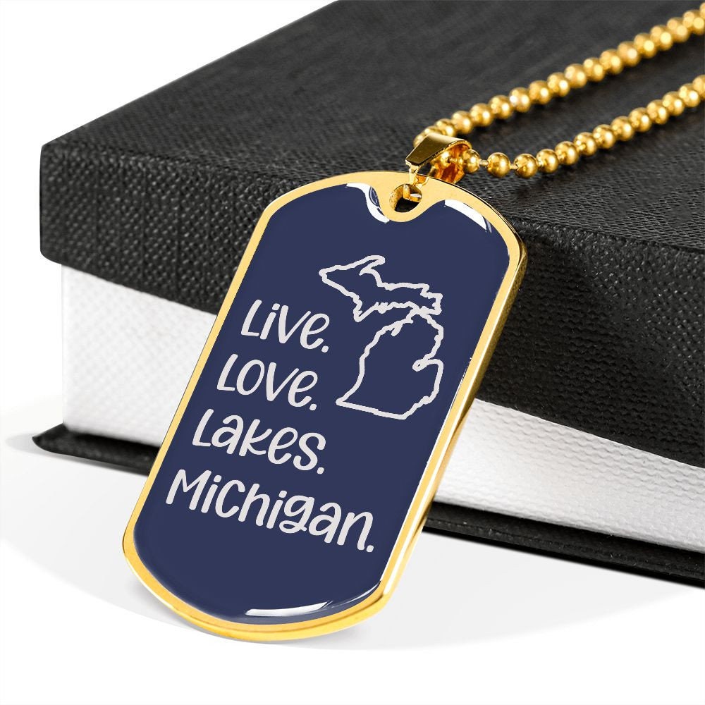 Michigan Made Jewelry Great Lakes Gift Michigan State Gifts Michigan ...