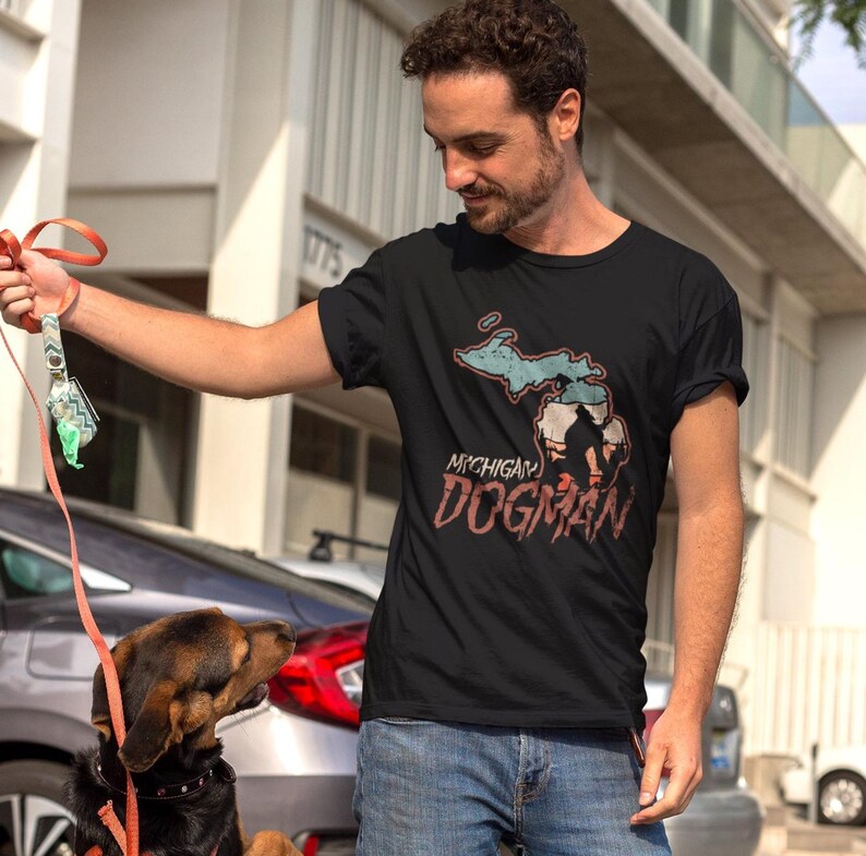 Cryptid Shirt Michigan Dogman Folklore Werewolf Urban Legend - Michigan ...