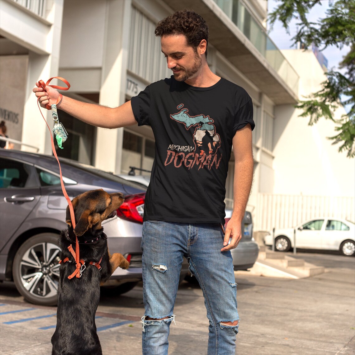 Cryptid Shirt Michigan Dogman Folklore Werewolf Urban Legend - Etsy