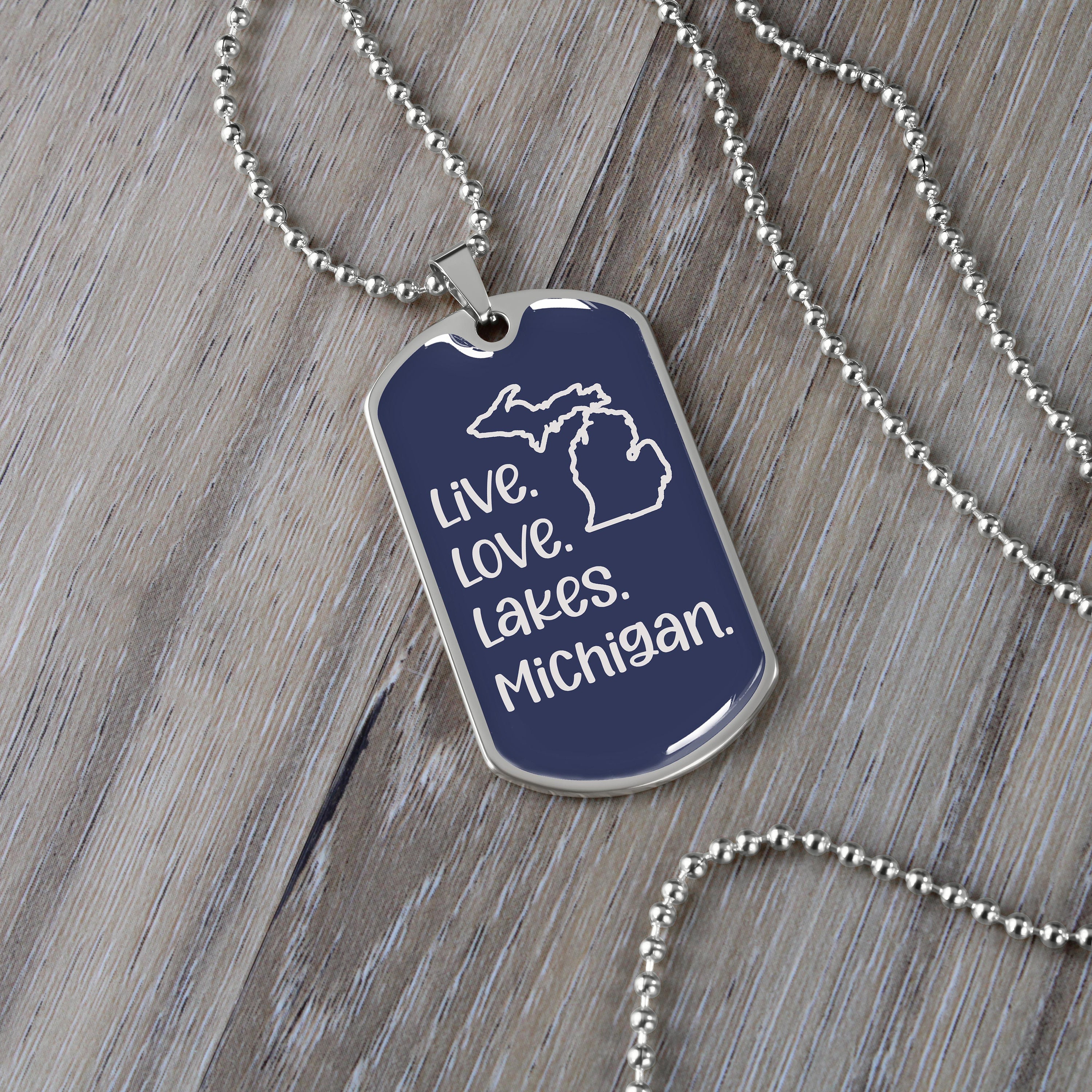 Michigan Made Jewelry Great Lakes Gift Michigan State Gifts Michigan ...