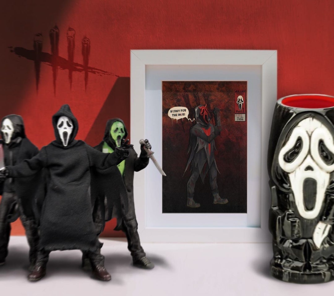Ghostface Dead by Daylight Inspired killer Comics Series A5 Art Print ...