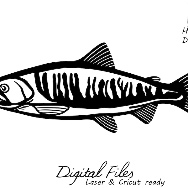 Salmon Dxf - Etsy