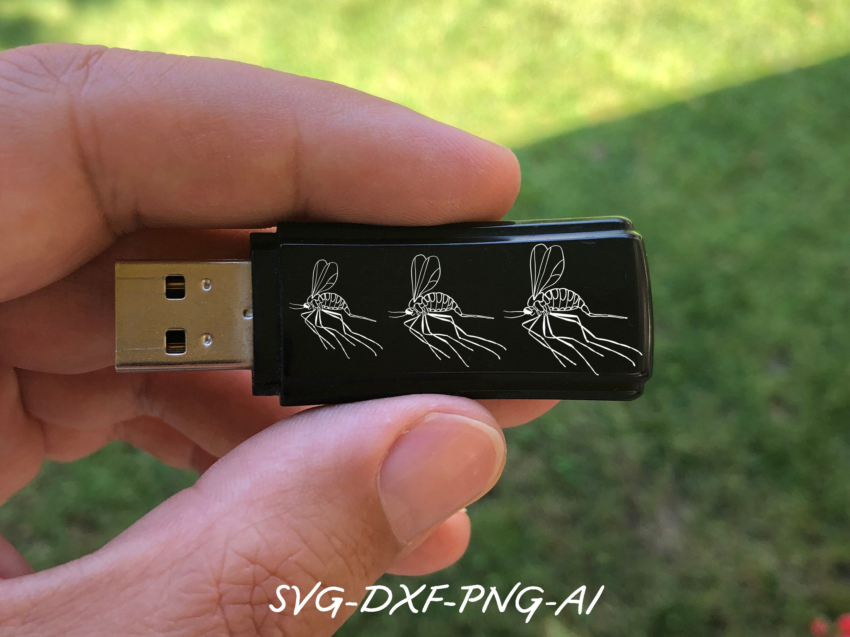 Mosquito SVG/DXF File for Laser Cut, Cnc Router, Plasma, Cricut Cutting ...