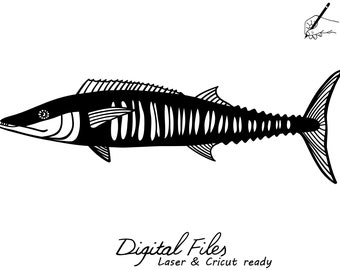 Wahoo Laser Cut File - Etsy