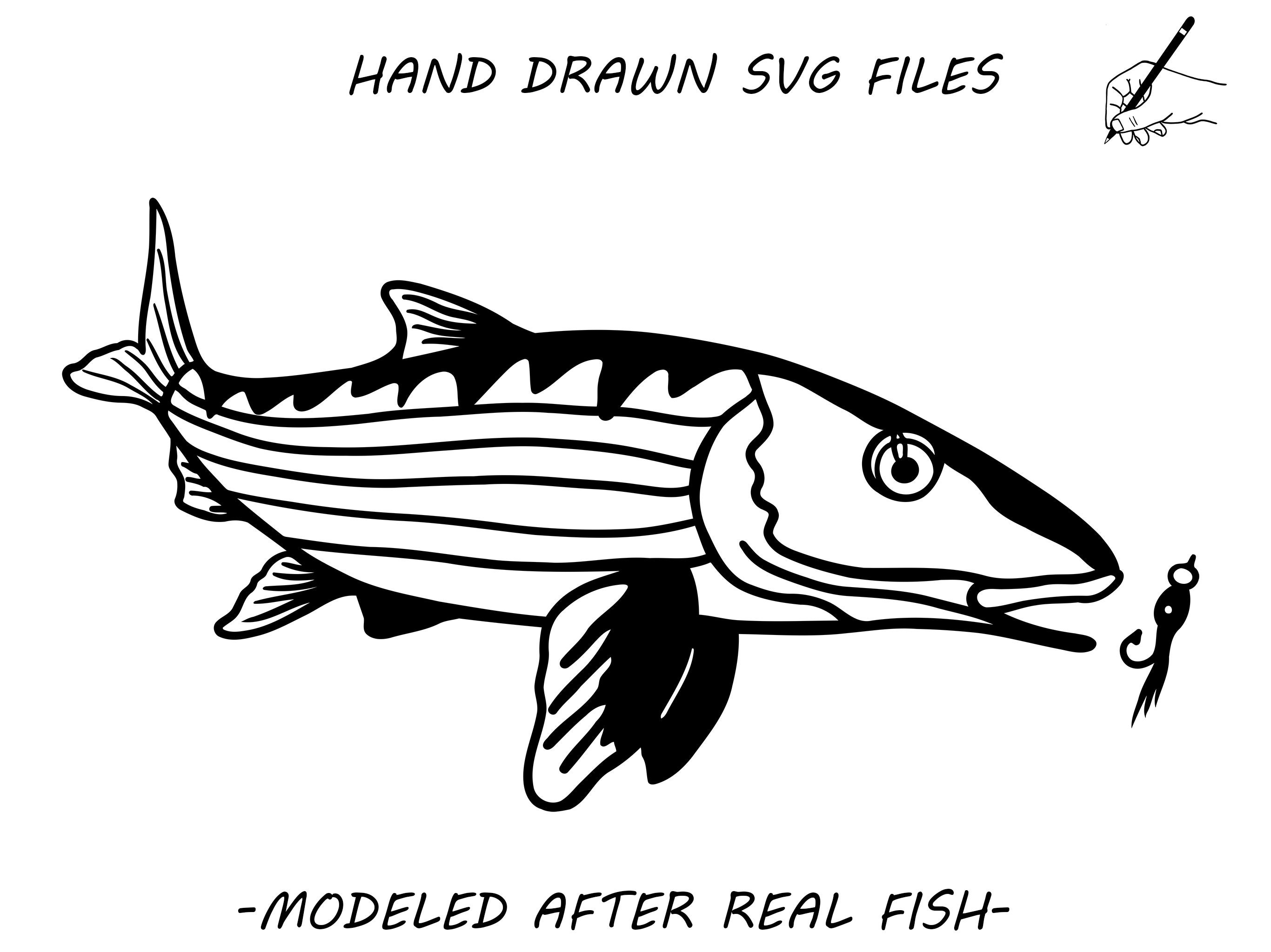 Tailing Bonefish SVG/DXF File for Laser Cut, Cnc Router, Plasma, Cricut ...