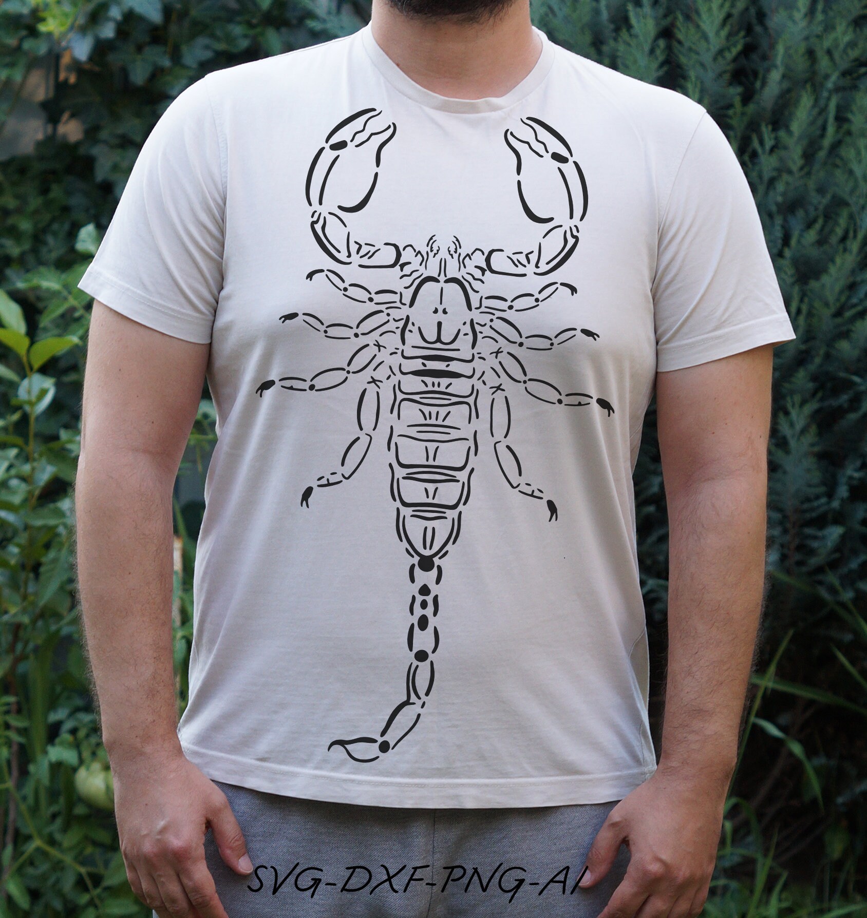 Scorpion SVG/DXF File for Laser Cut, Cnc Router, Plasma, Cricut ...