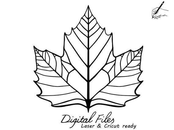 Maple Leaf SVG/DXF File for Laser Cut Cnc Router Plasma | Etsy