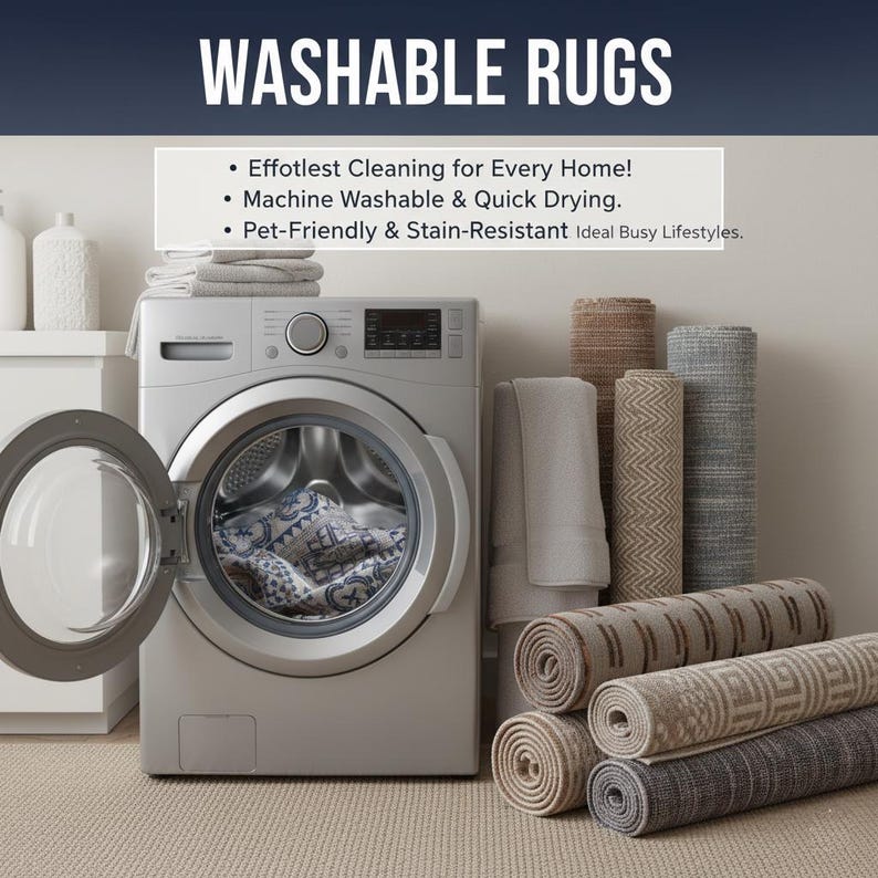 Southwest Rug Runner Boho Moroccan Style, Colorful Ethnic Pattern ...