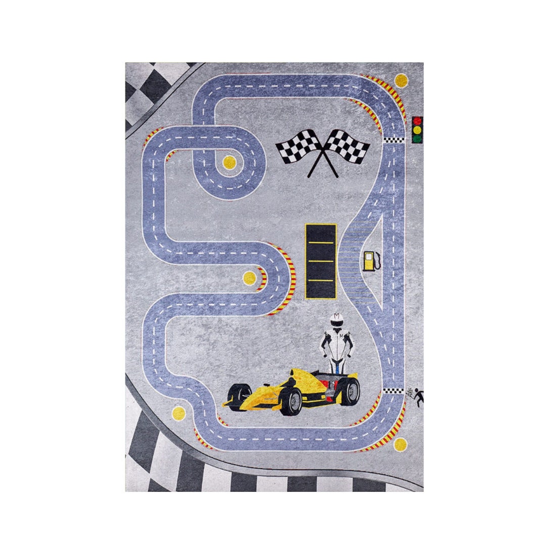 Bestseller Formula 1 Rugs for Kids, Nursery Rug, Kids Rug, Racing Rug ...