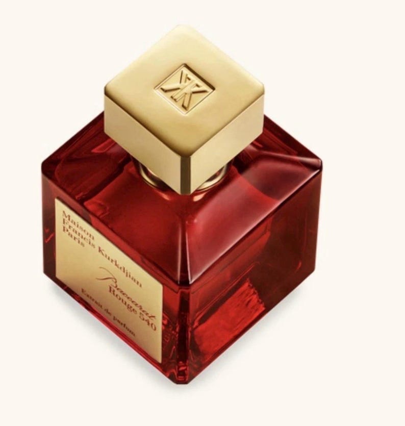 Baccarat Rouge 540 Extract De Parfum Spray Collogne - Etsy