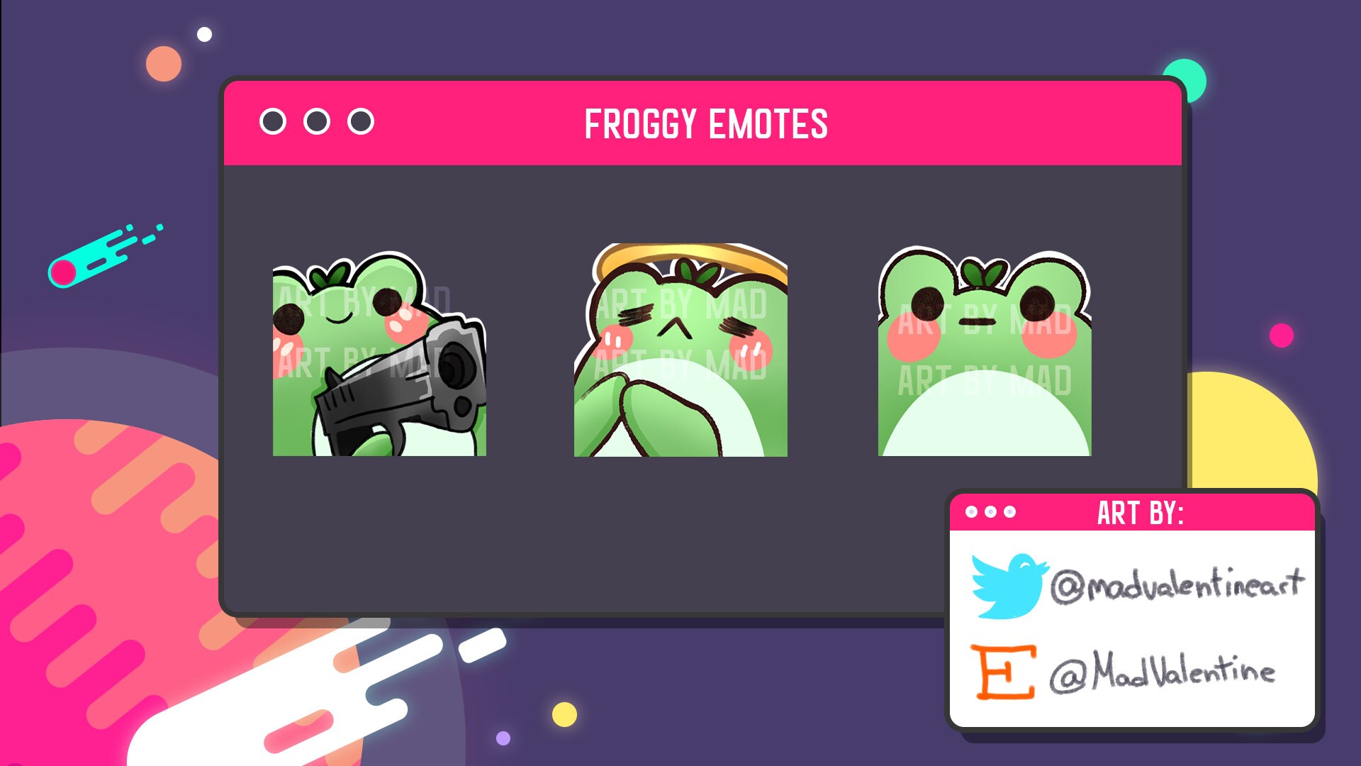 Froggy Emote Pack 1 - Etsy