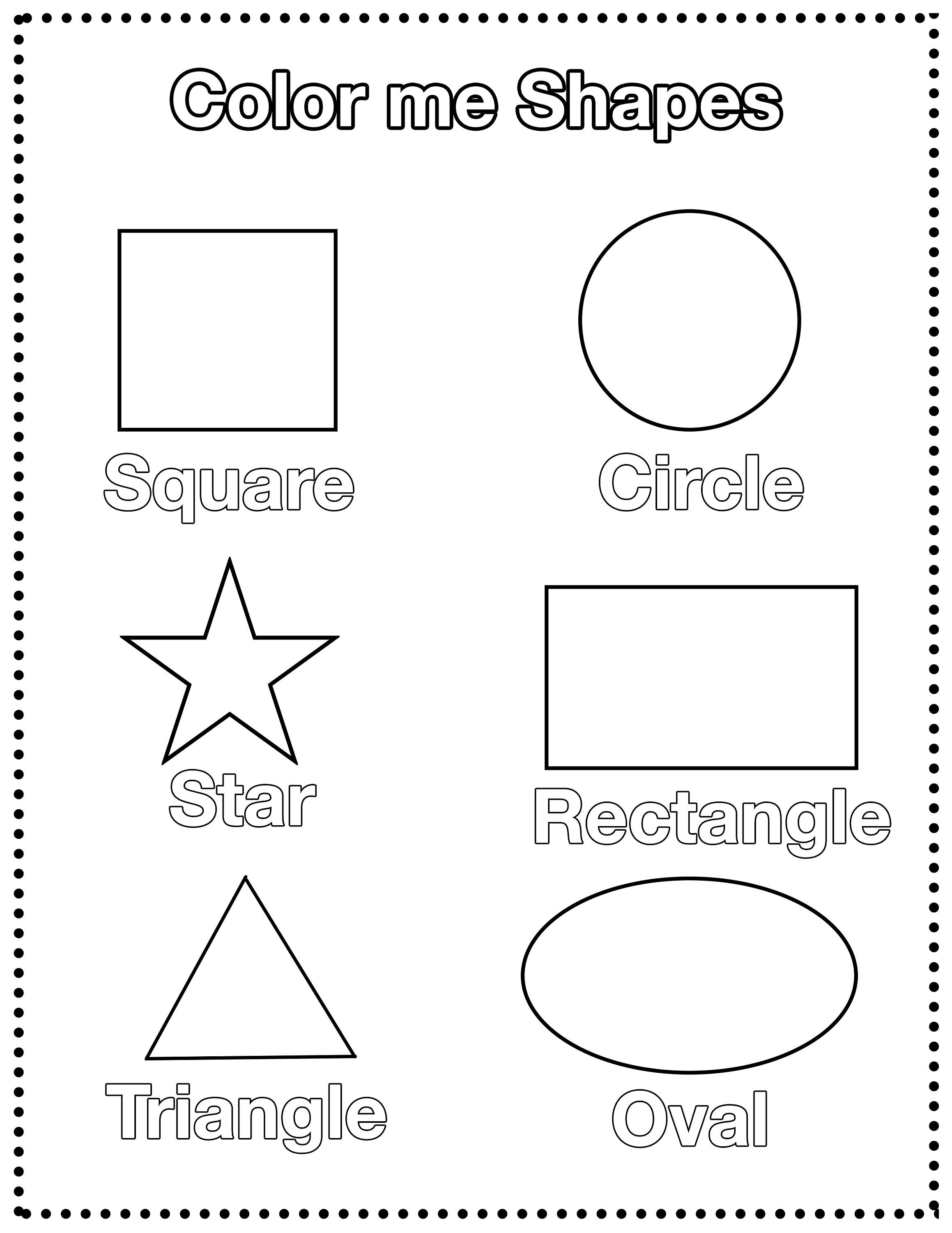 Coloring Pages Shape Triangle