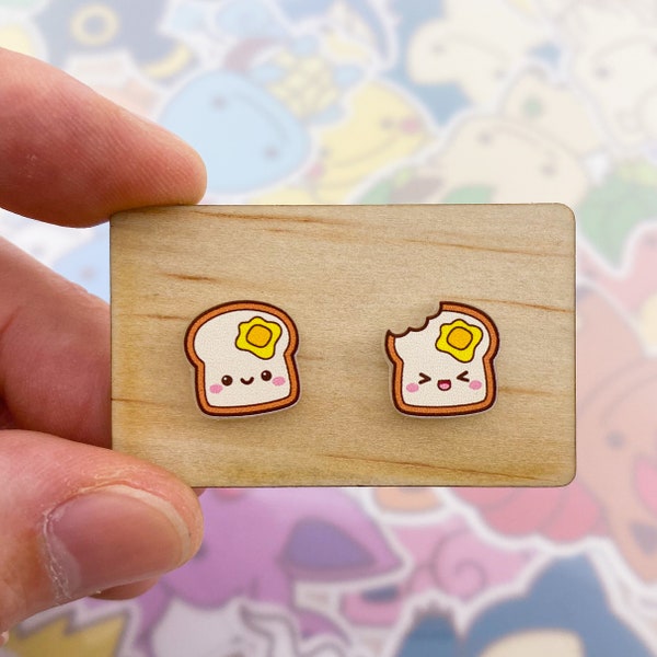 Toast Earrings - Etsy