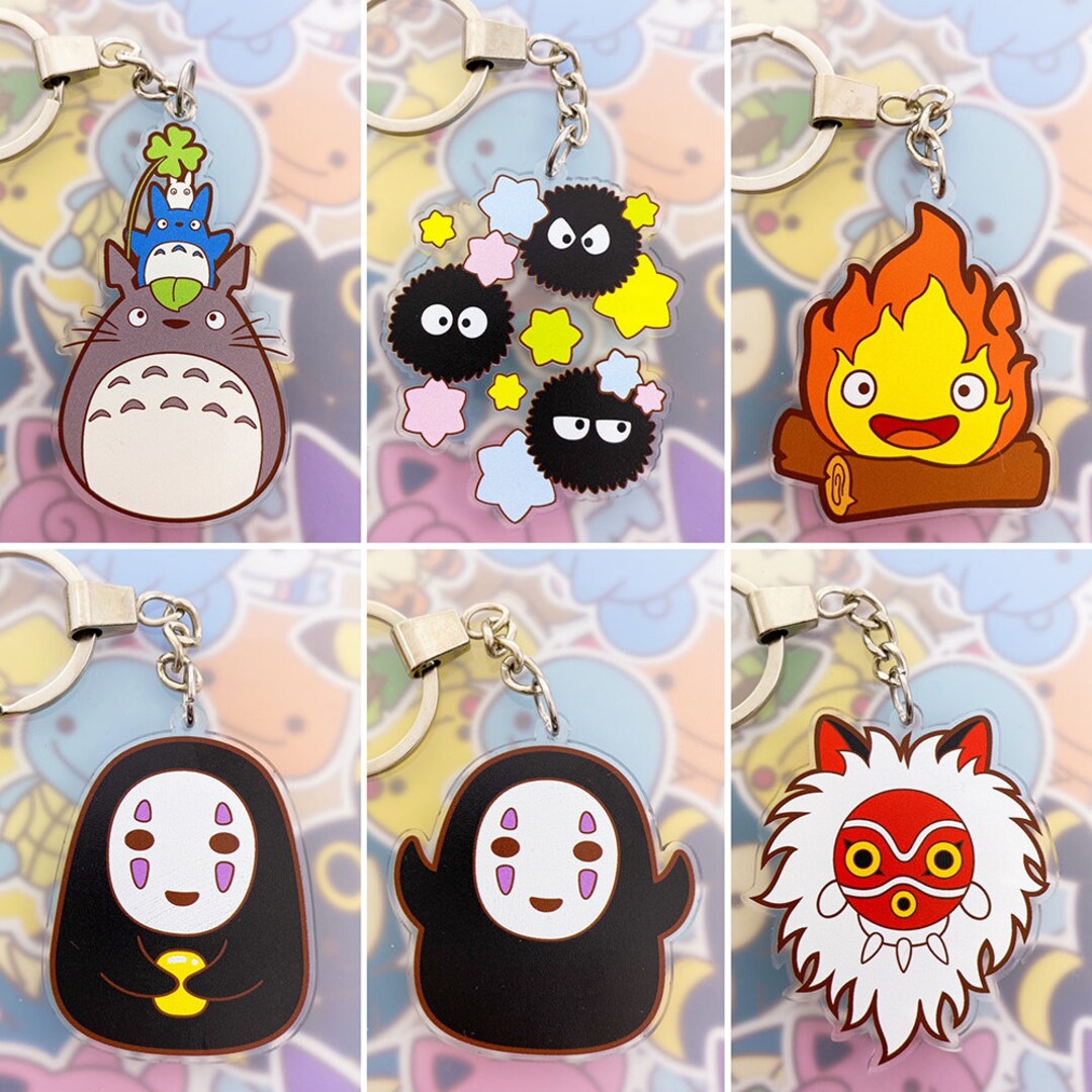 Ghibli Keyrings - Etsy
