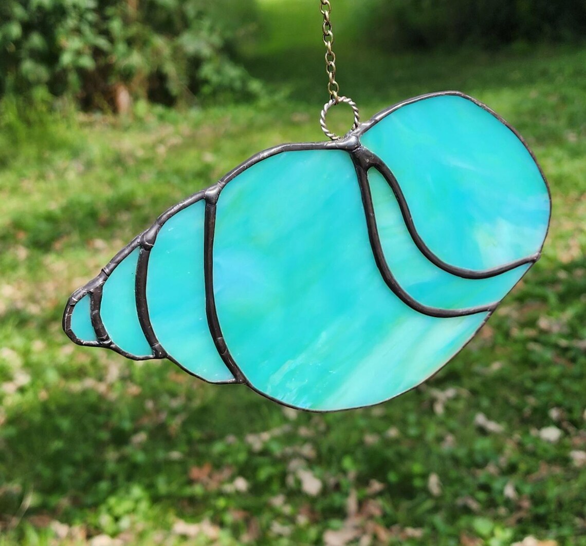 Green Sea Shell - Etsy