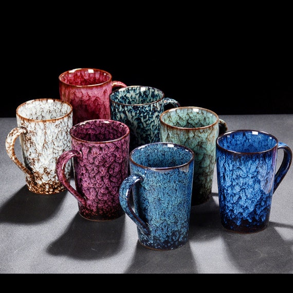 Handmade Artisan Ceramic Mug Set of Rustic Pottery Mugs - Etsy