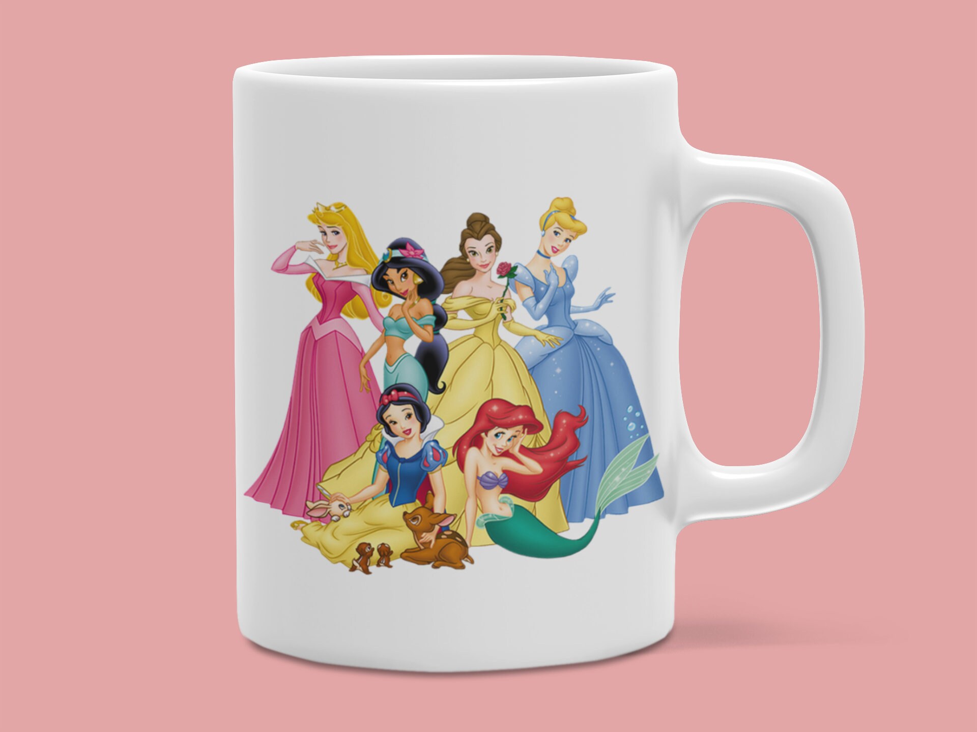 Disney Princess Mugs, Disney Princess, Disney Mug, Disney Inspired Mug ...