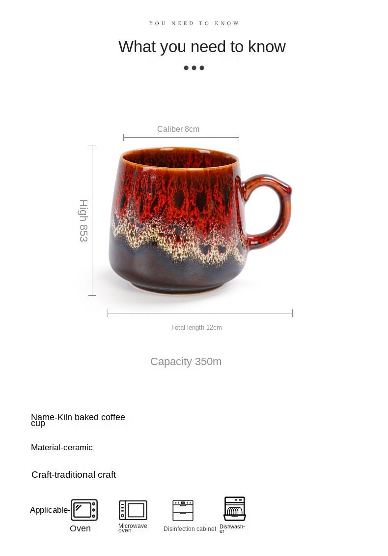 Handmade Artisan Coffee Mug, European Style Ceramic Coffee Mug ...