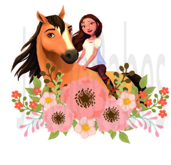 Spirit Riding Free & Lucky Sublimation File Digital Print and - Etsy