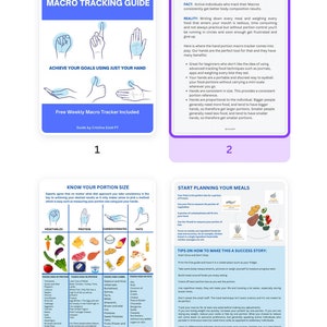 Beginners Hand Portion Macro Guide, Instant Download, Printable, Free ...