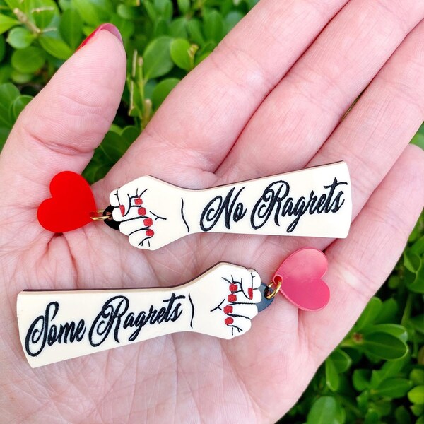 No Regrets Tattoo - Etsy