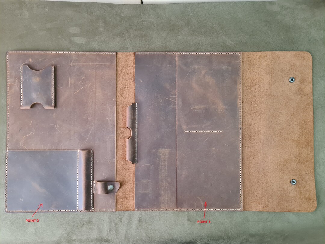 Real Leather Organizer, A4 Organizer, Handmade Organiser, Leather ...