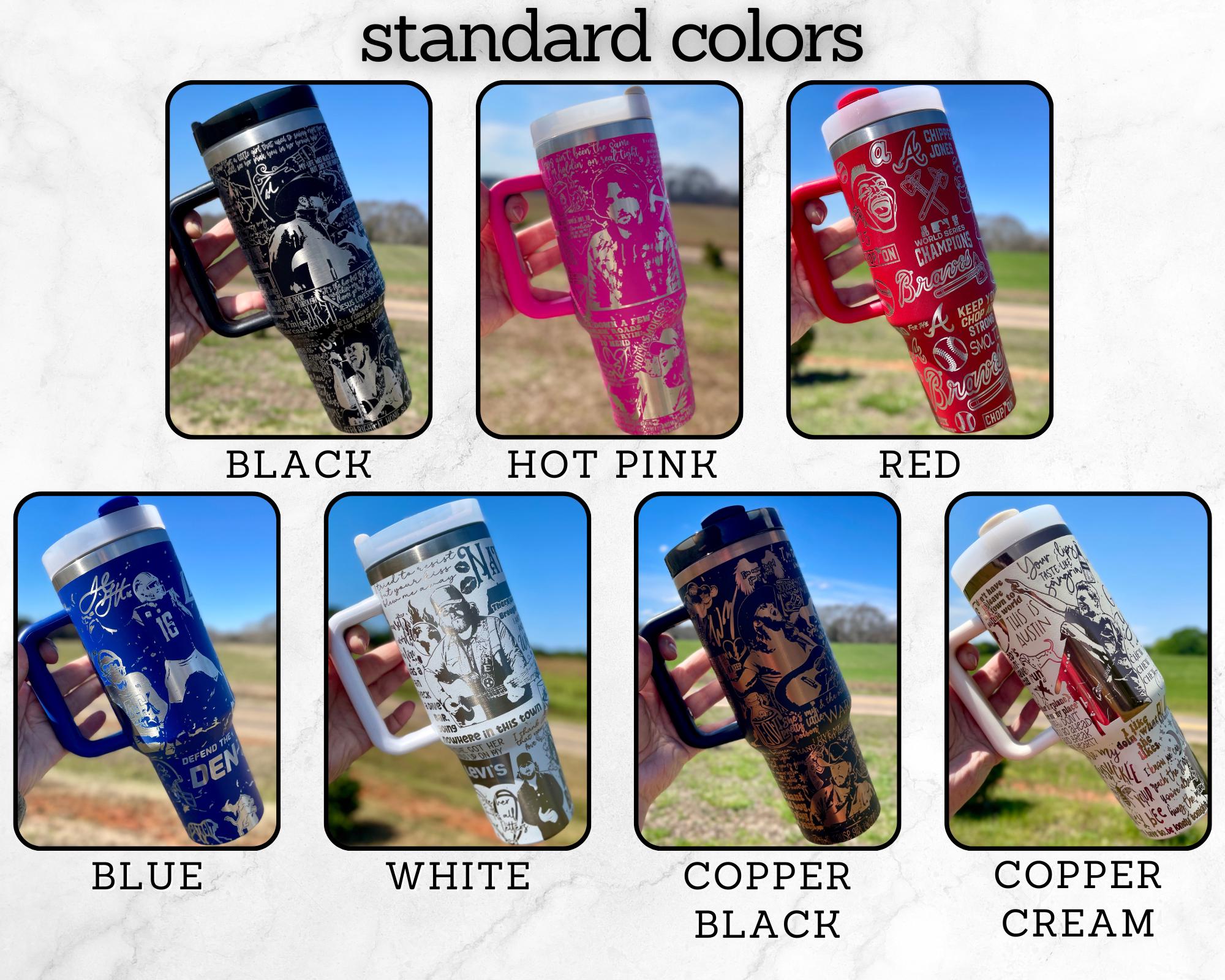 Pool & Billiards Custom Engraved 40oz Tumbler – Unique Stainless Steel ...