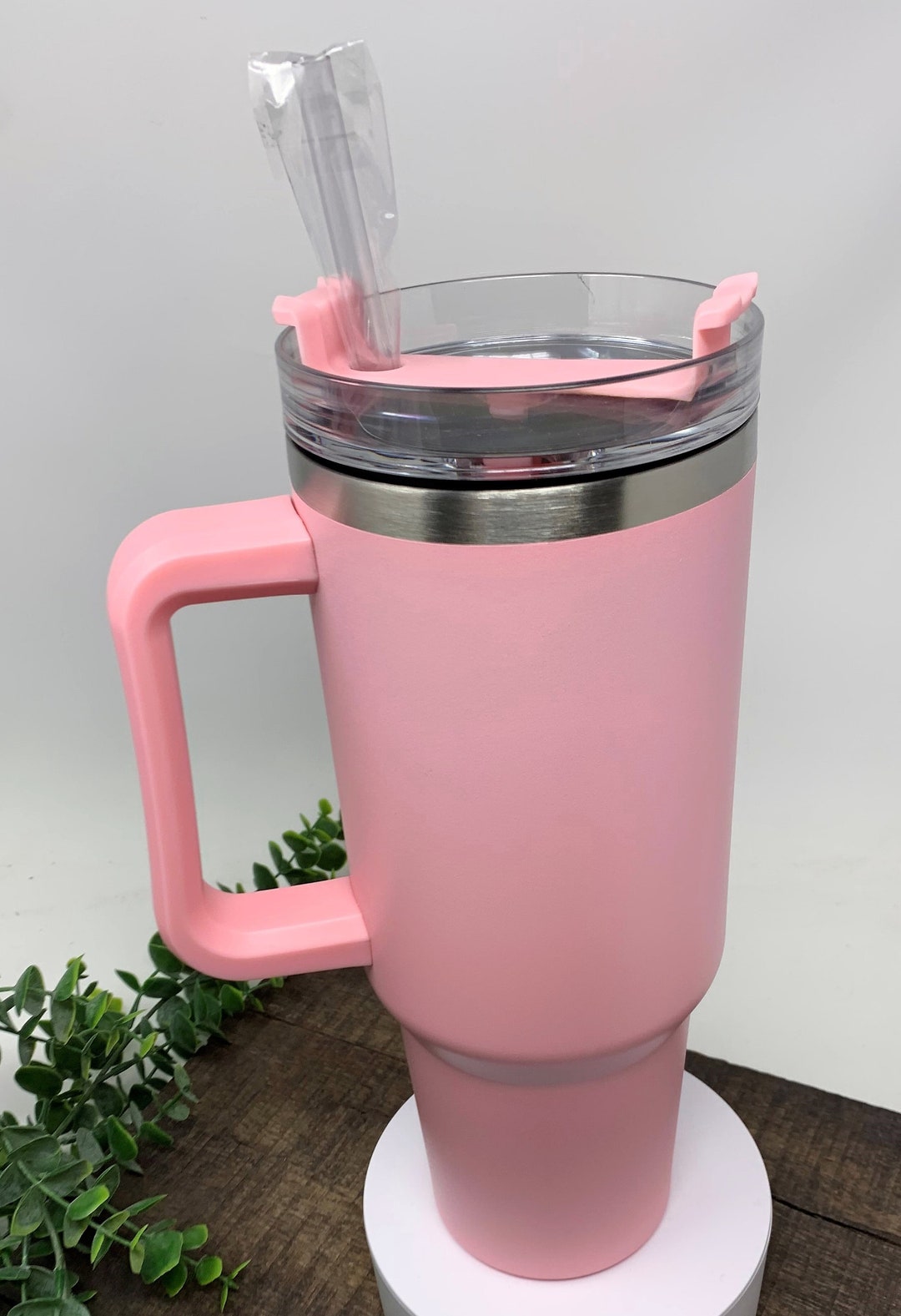 40-ounce Tumbler Pastel Light Pink : Powder-coated With - Etsy