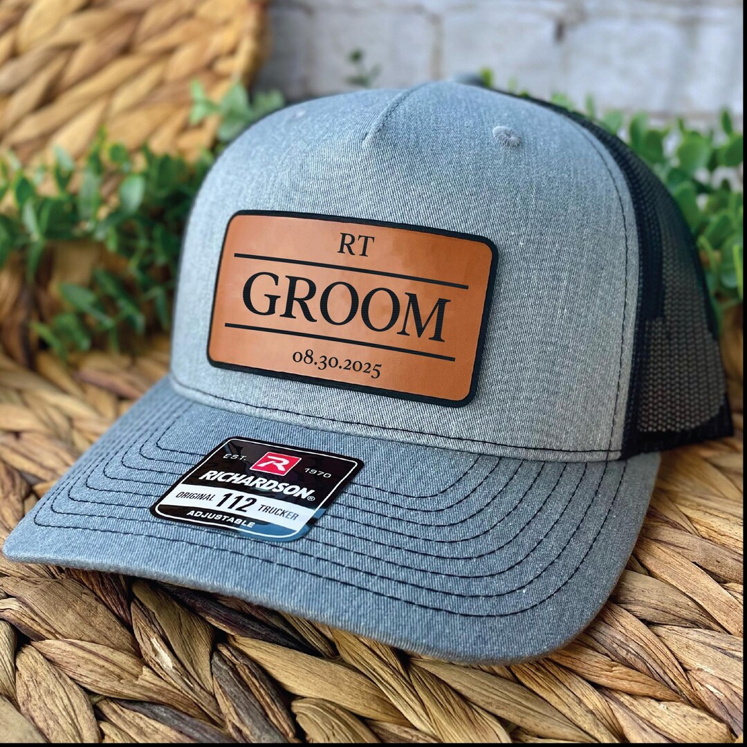 Personalized Groomsmen Hats | Custom Wedding Party Trucker Hat | Groom ...