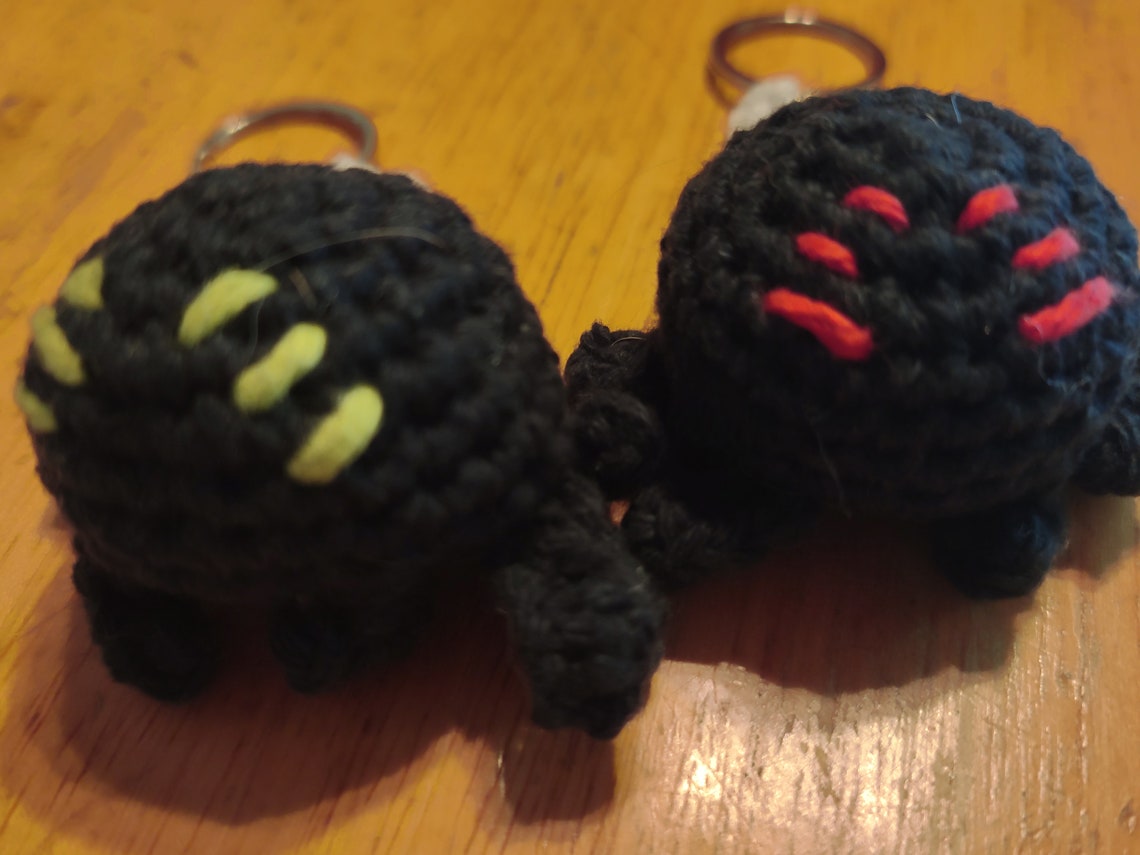 Mini Spiders Spider Keychain Set of 2 Crochet Spiders - Etsy