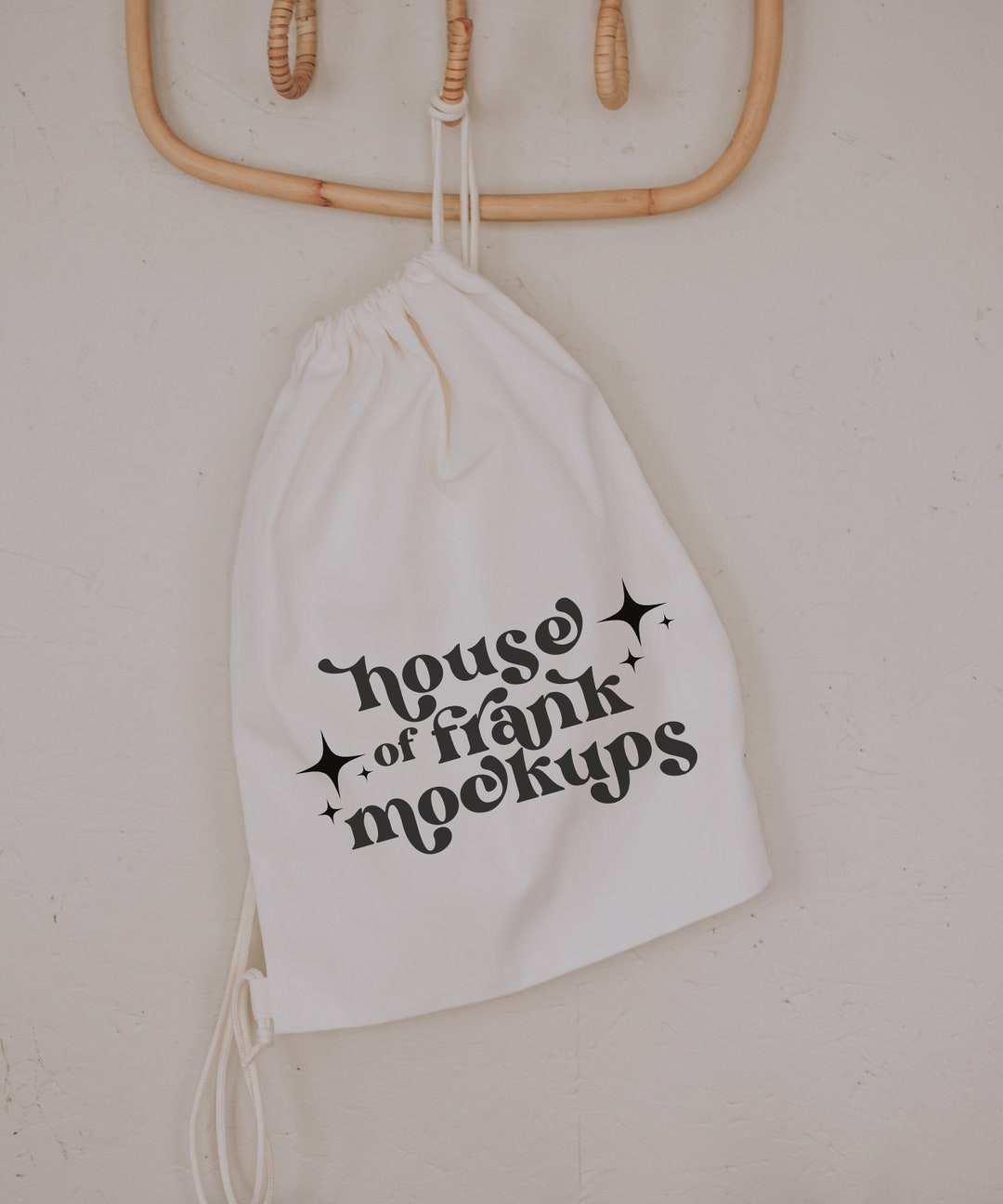 Canvas Mockup, Canvas Bag Mockup, Canvas Drawstring Bag Mockup, Draw ...