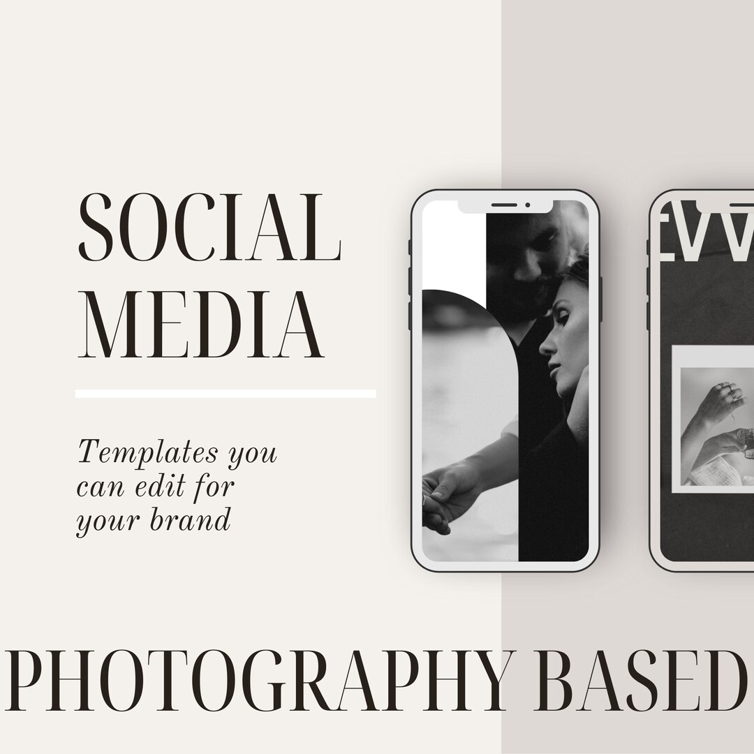55 Photography Instagram Template Black and White Instagram Post ...