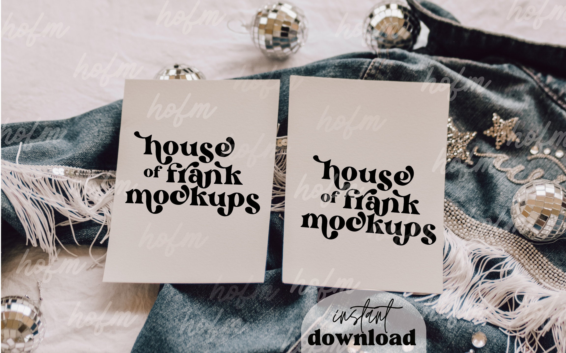 A7 Card 5x7 Card Mockup, Retro Card Mockup, Card Mockup, Card Mockup ...