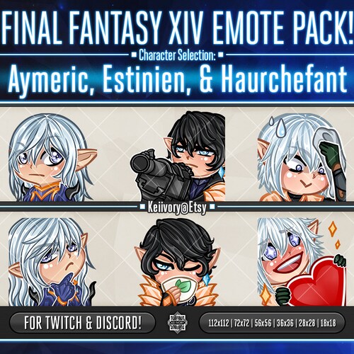 FFXIV Haurchefant Emote Pack - Etsy