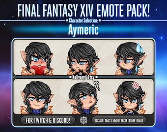FFXIV Gaia & Ryne Emote Pack - Etsy