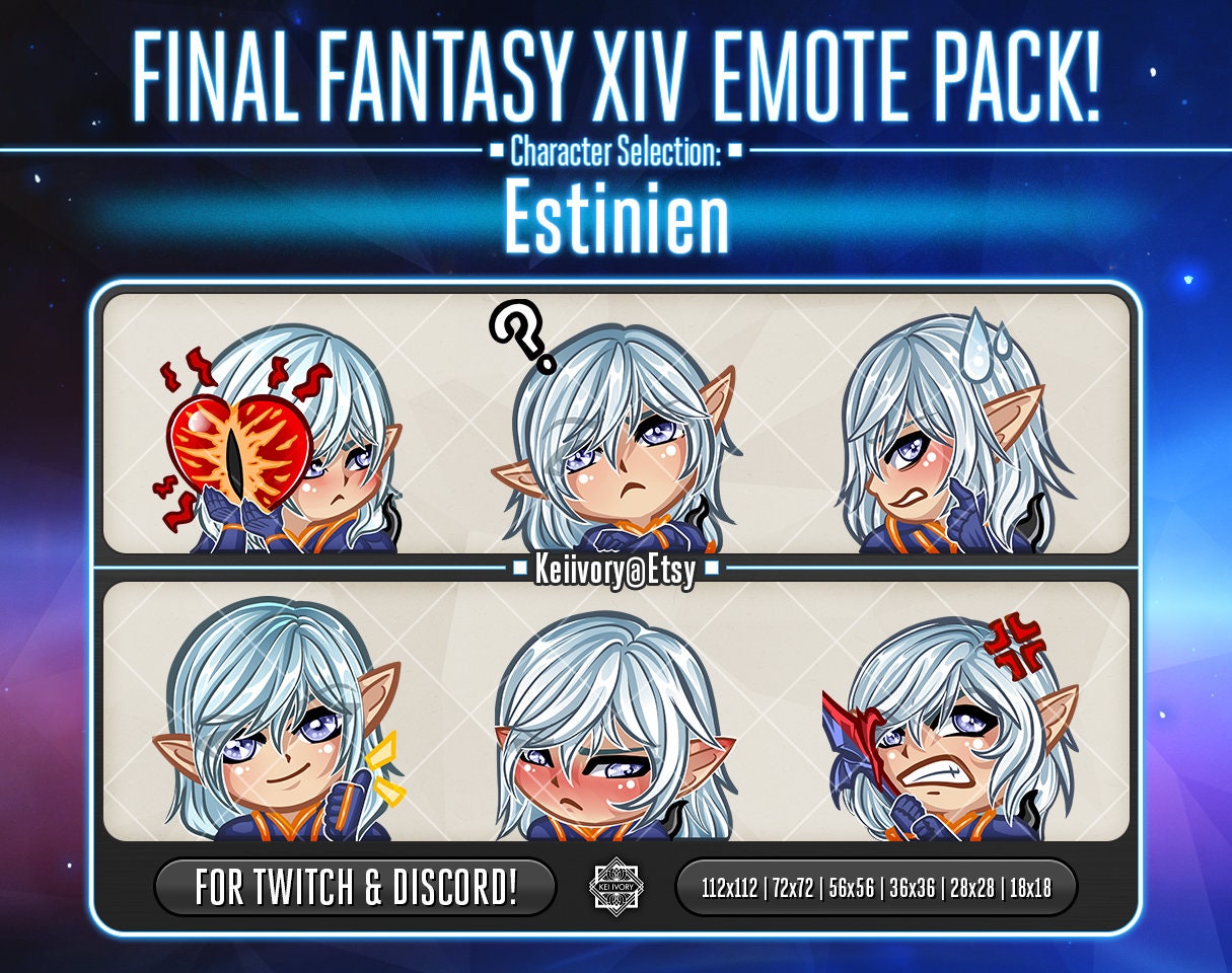 FFXIV Estinien Emote Pack! - Etsy