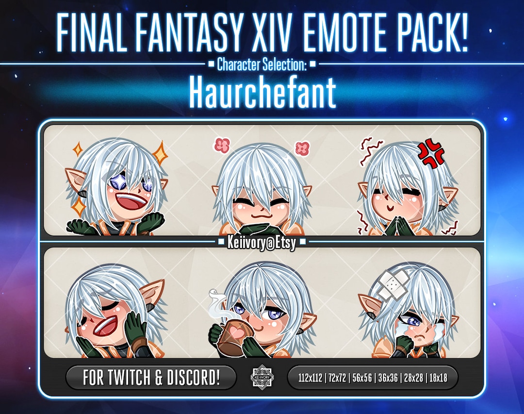 FFXIV Haurchefant Emote Pack! - Etsy