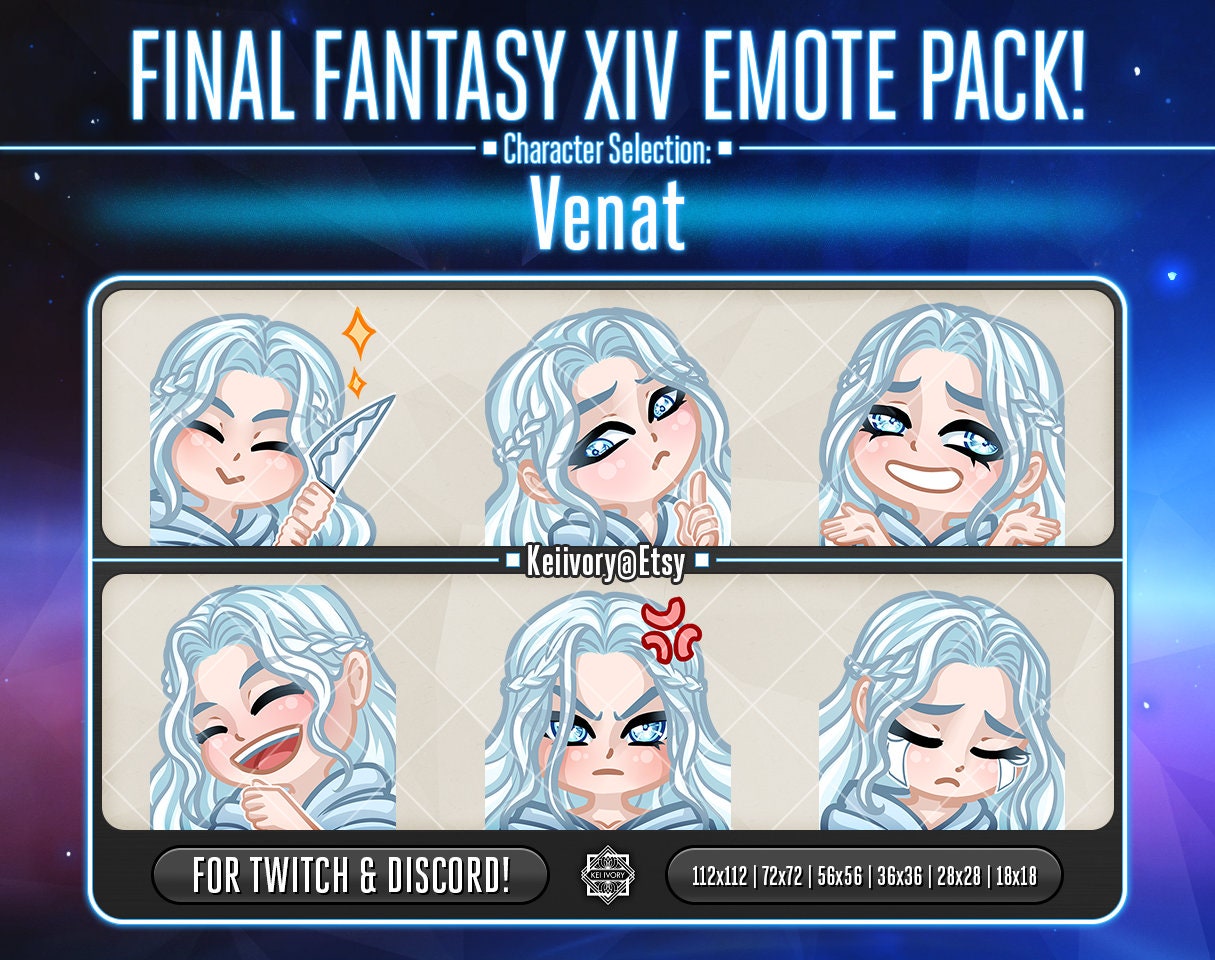 FFXIV Venat Emote Pack! - Etsy