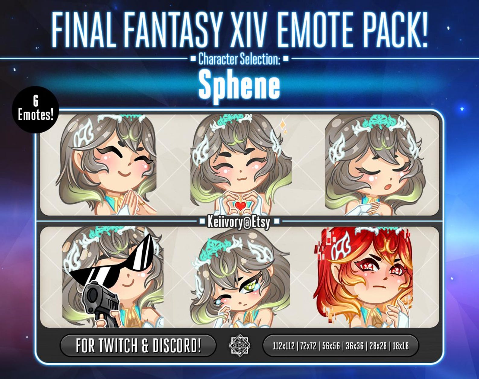 FFXIV Sphene Emote Pack! - Etsy