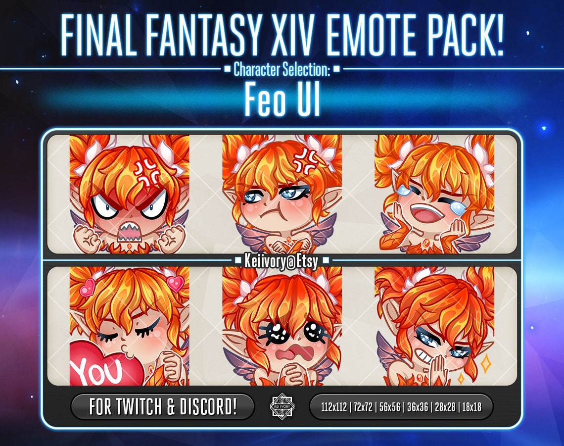 FFXIV Feo Ul Emote Pack - Etsy France