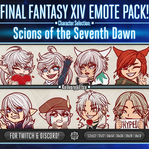 FFXIV All 20 Soul Stone Emotes - Etsy