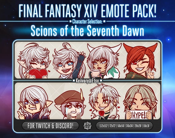 FFXIV Compilation Emotes | Etsy