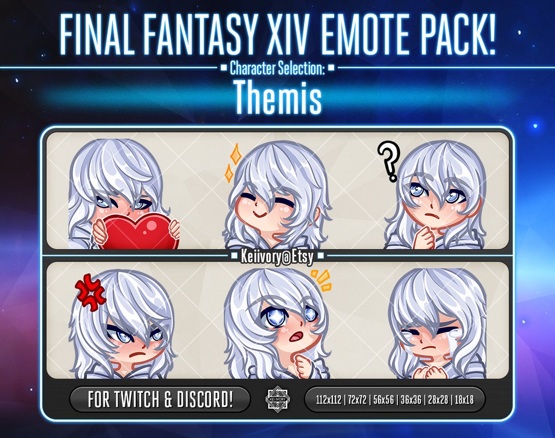 FFXIV Themis Emote Pack! - Etsy