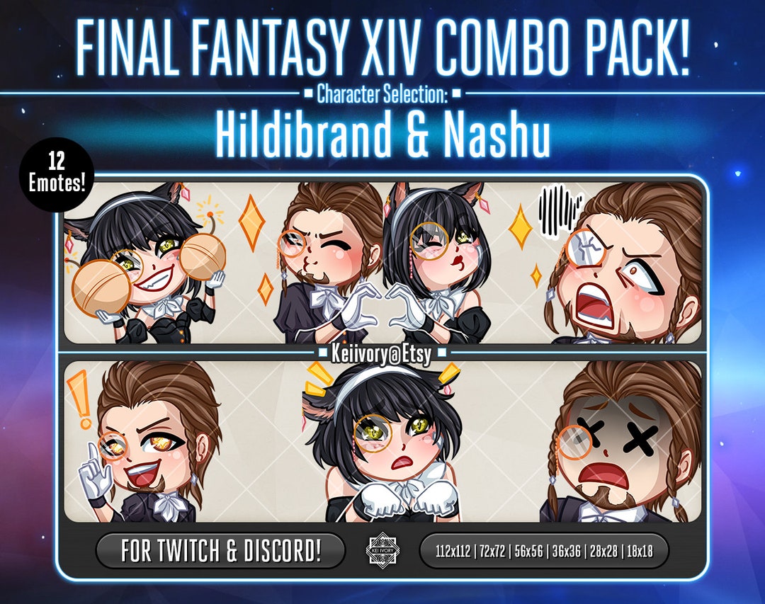 FFXIV Hildebrand and Nashu Companion Pack! - Etsy