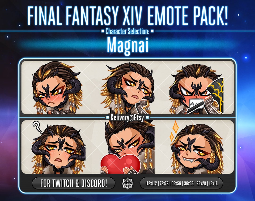 FFXIV Magnai Emote Pack! - Etsy