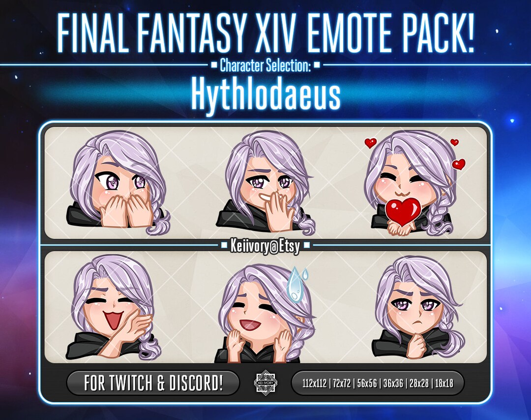 FFXIV Hythlodaeus Emote Pack! - Etsy