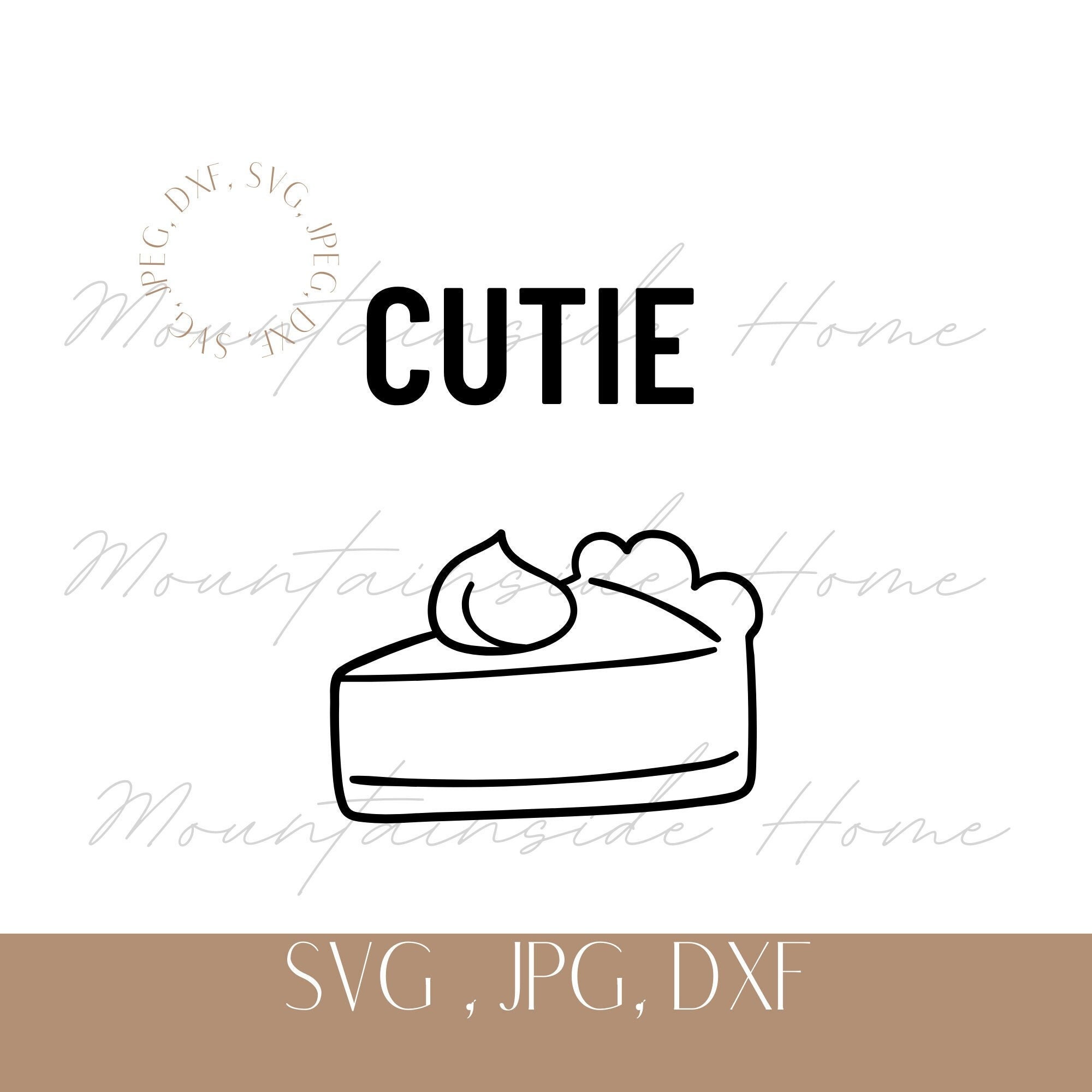 Cutie Pie Svg | Fall Svg | Thanksgiving Svg | Cute Svg - Etsy