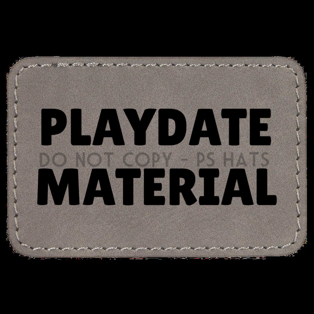Playdate Material PNG Hat Patch Downloads, Hat PNG Files Mock-up - Etsy