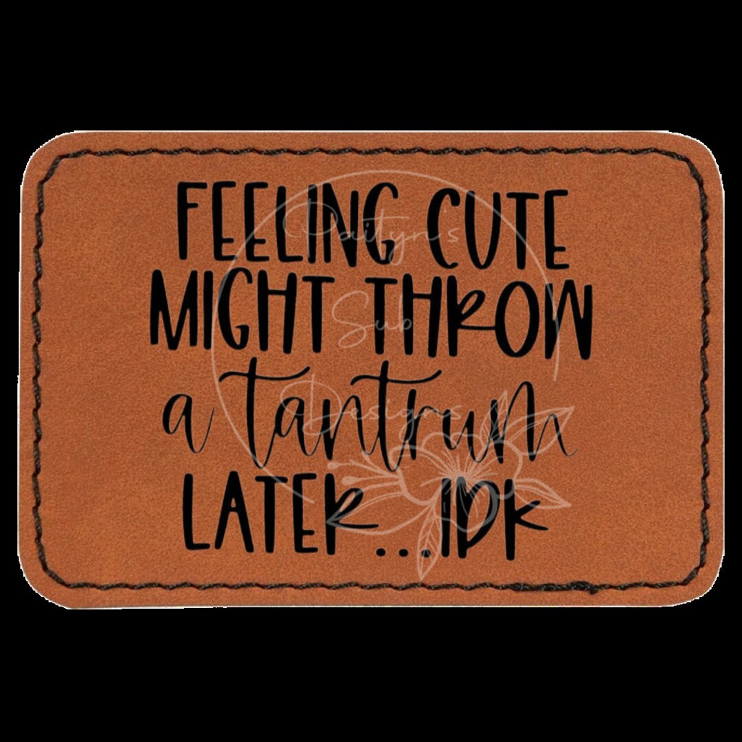 Feeling Cute Hat Patch PNG - Hat Patch Downloads, Hat PNG Files + Mock ...